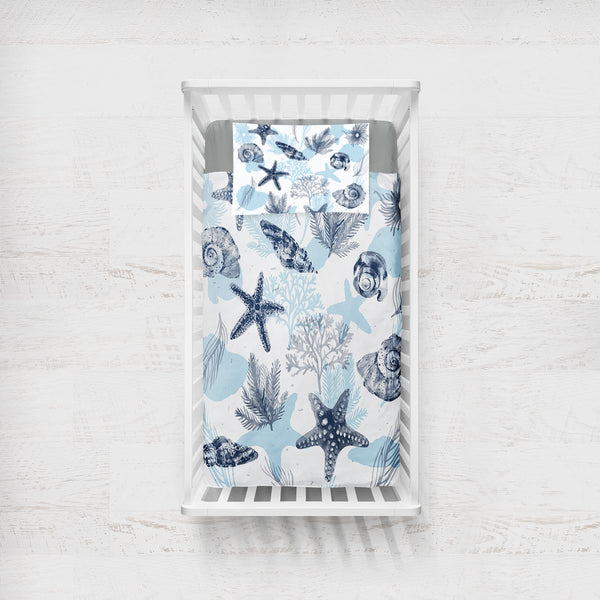 Ocean Blues Cot Bedding Set - Australian Coastal Passion – 🇦🇺 ...
