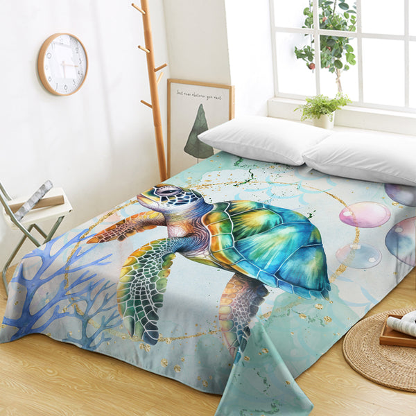 Turtle Sheet Set - Australian Coastal Passion – 🇦🇺 Australian Coastal ...