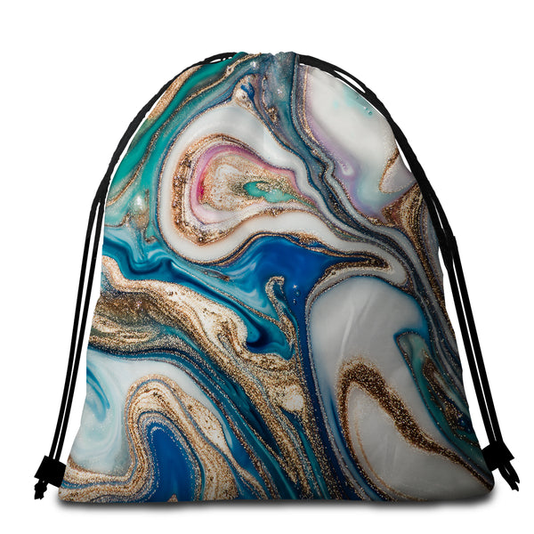 Round Beach Towel + Beach Bag - Copacabana by Coastal Passion – 🇦🇺 ...